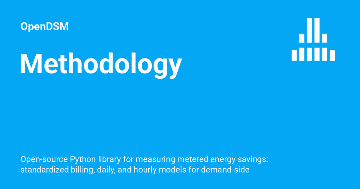 Methodology - OpenDSM